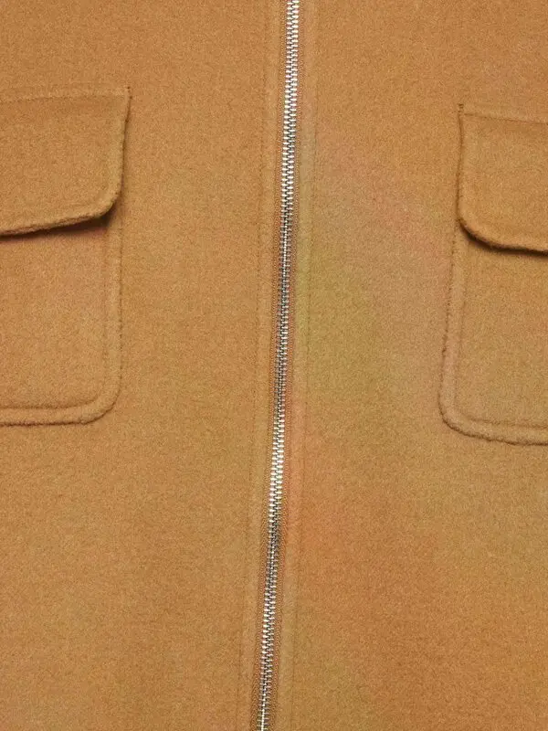 Sandro Zip-up Flap-pocket Jacket
