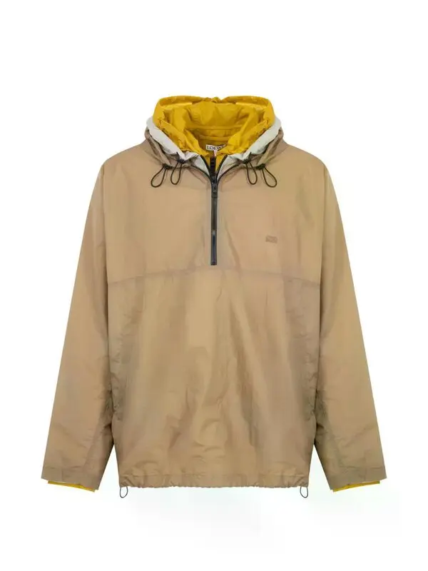 Loewe Long-sleeve Hooded Anorak - Neutrals