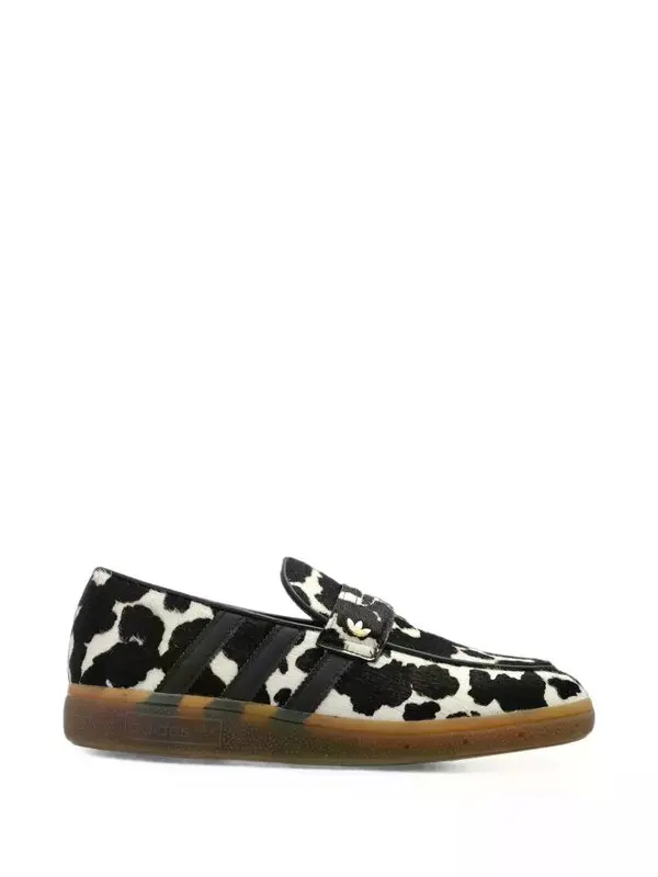 Adidas Handball Spezial Animal-print Loafers - Black
