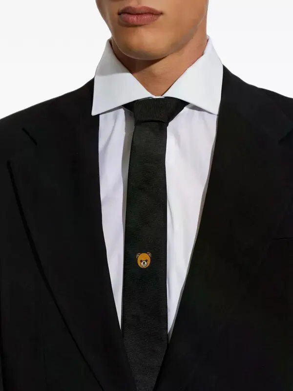 Moschino Logo-embroidered Tie