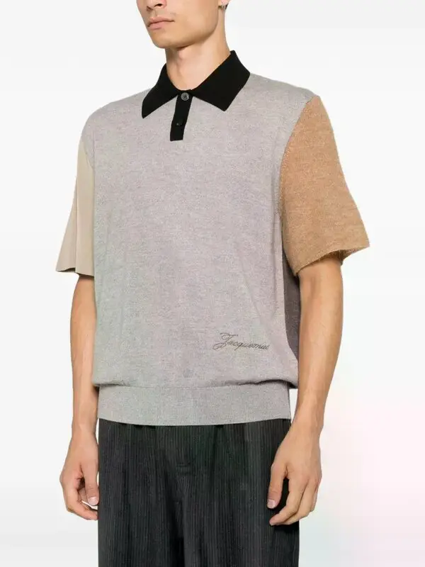 Jacquemus Colour-block Polo Sweater