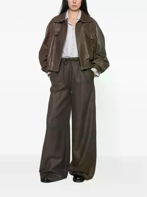 Max Mara Drawstring Wide-leg Trousers