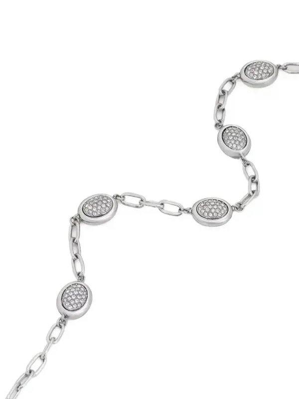 TRUSSARDI Crystal-embellished Chain Necklace