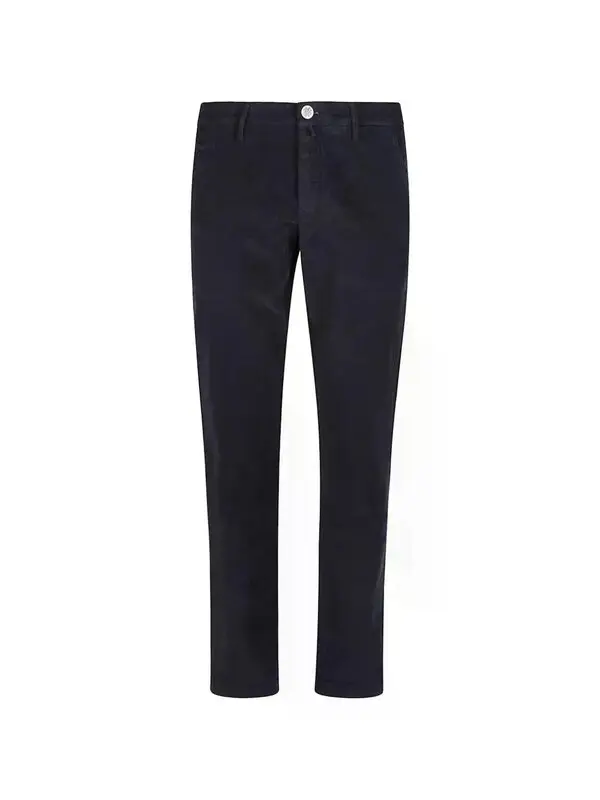Jacob Cohen Belt-loop Cotton Trousers