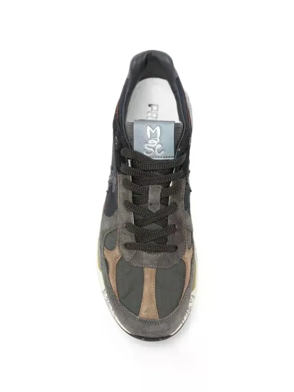 Premiata Mase Panelled Leather Sneakers