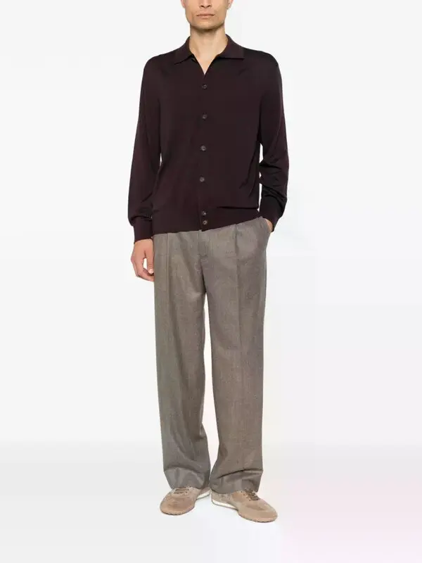 Eleventy Fine-knit Button-down Shirt