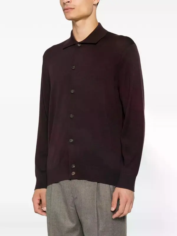 Eleventy Fine-knit Button-down Shirt