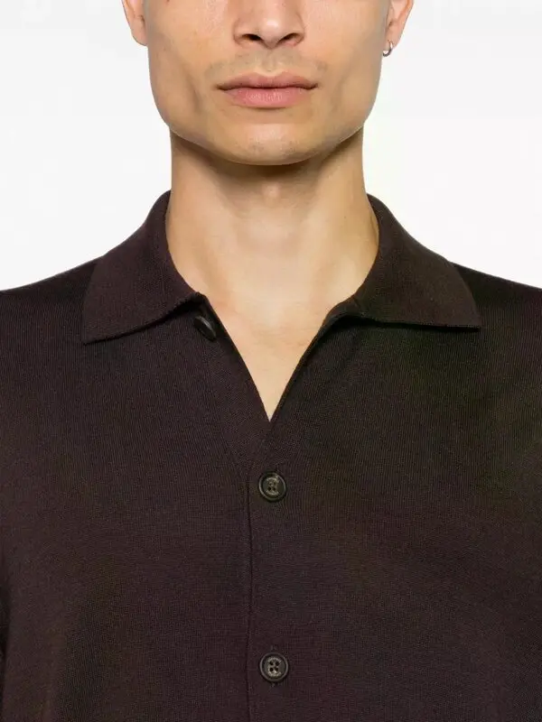 Eleventy Fine-knit Button-down Shirt