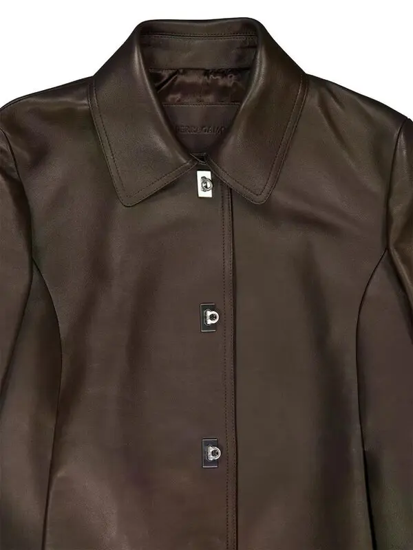 FERRAGAMO Boxy Nubuck Jacket