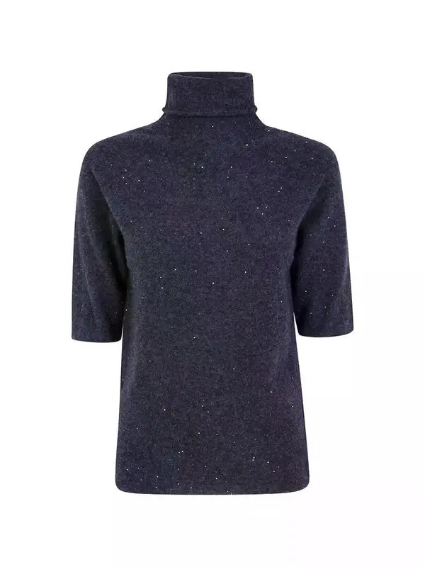 Antonelli Firenze Sequin-embellished Roll-neck Sweater