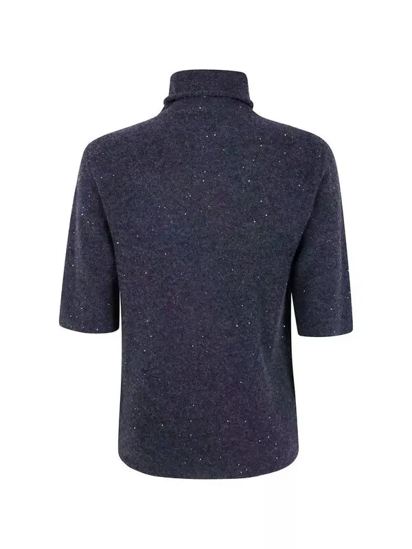 Antonelli Firenze Sequin-embellished Roll-neck Sweater