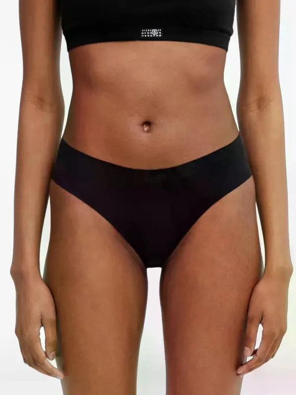 MAISON MARGIELA Logo-print Briefs