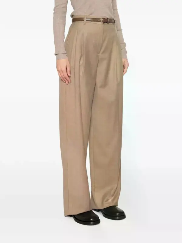 Max Mara Pleated Wide-leg Trousers