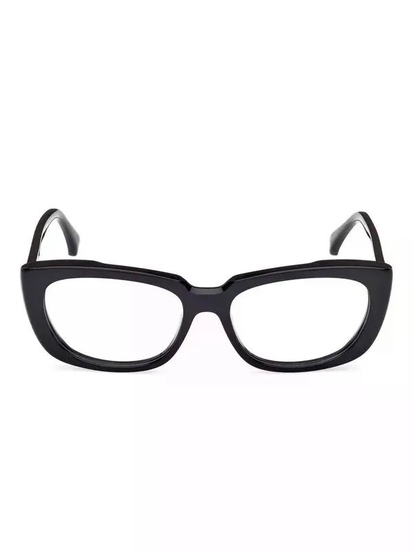 Max Mara Logo-print Glasses - Black