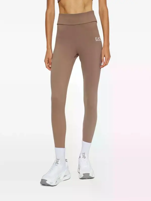 EA7 Logo-print Performance Leggings
