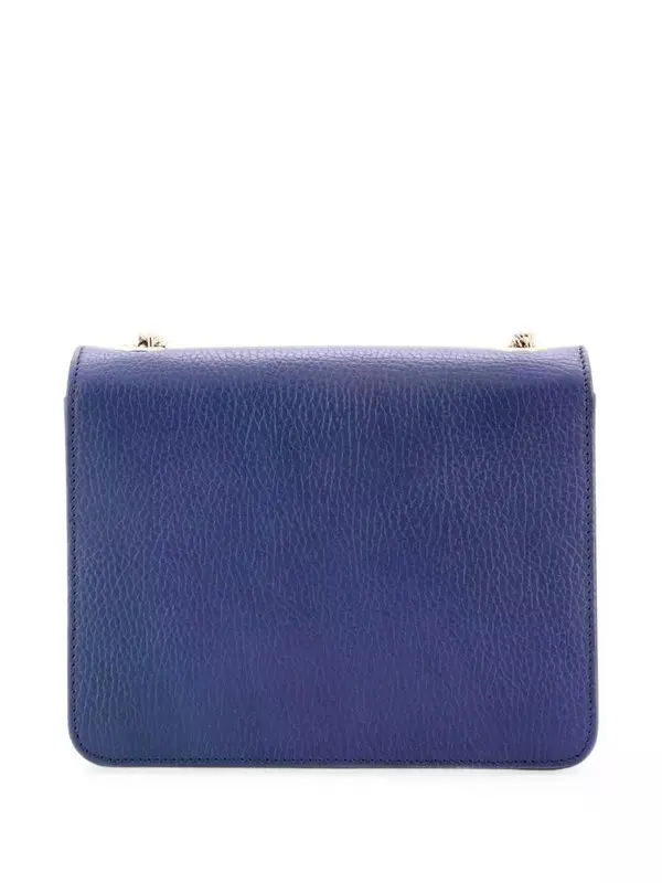 Gucci Interlocking Leather Small Shoulder Bag - Blue