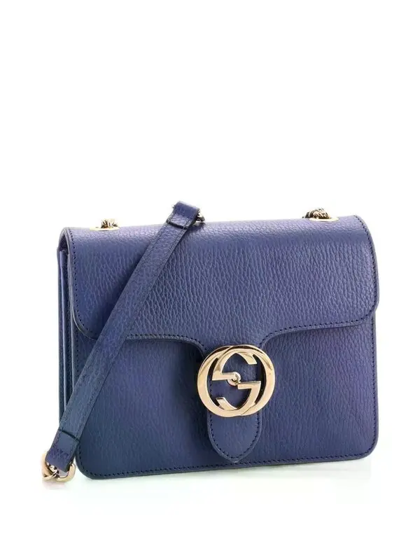 Gucci Interlocking Leather Small Shoulder Bag