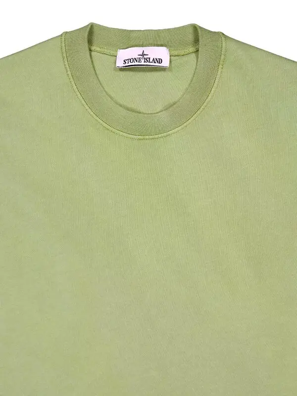 Stone Island Organic Cotton Fleece Sweatshirt - Green