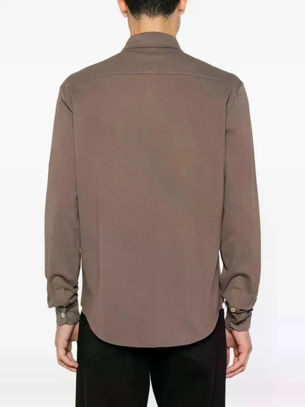 Eleventy Long-sleeve Cotton Shirt