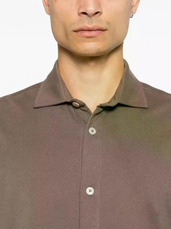Eleventy Long-sleeve Cotton Shirt