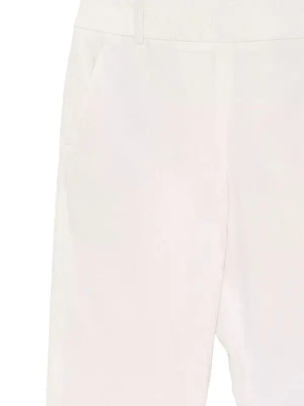 Eleventy Light Grey Corduroy Effect Trousers