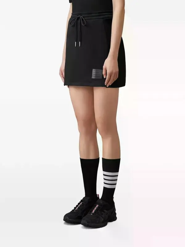 Thom Browne Classic Loopback Jersey Mini Skirt
