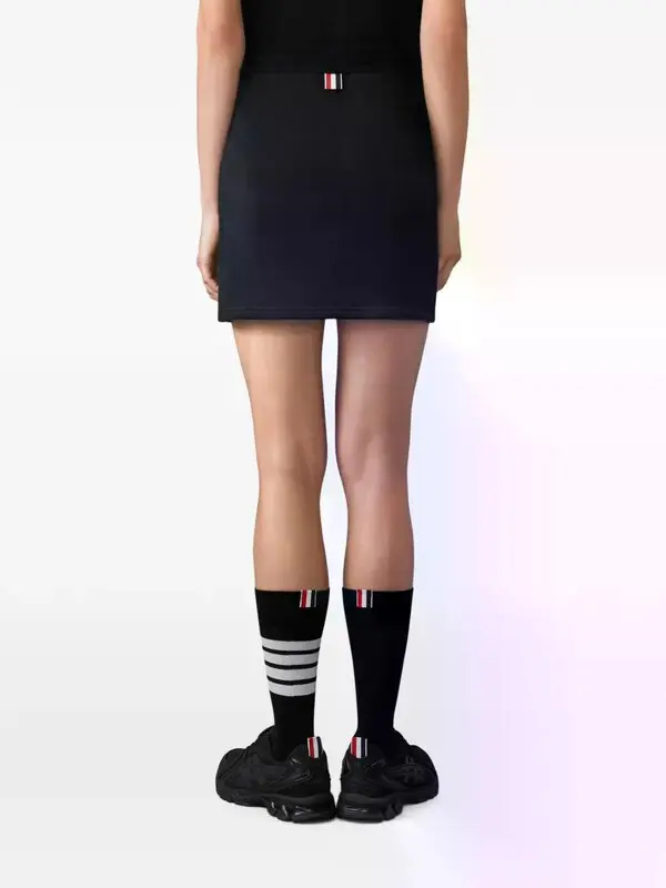 Thom Browne Classic Loopback Jersey Mini Skirt