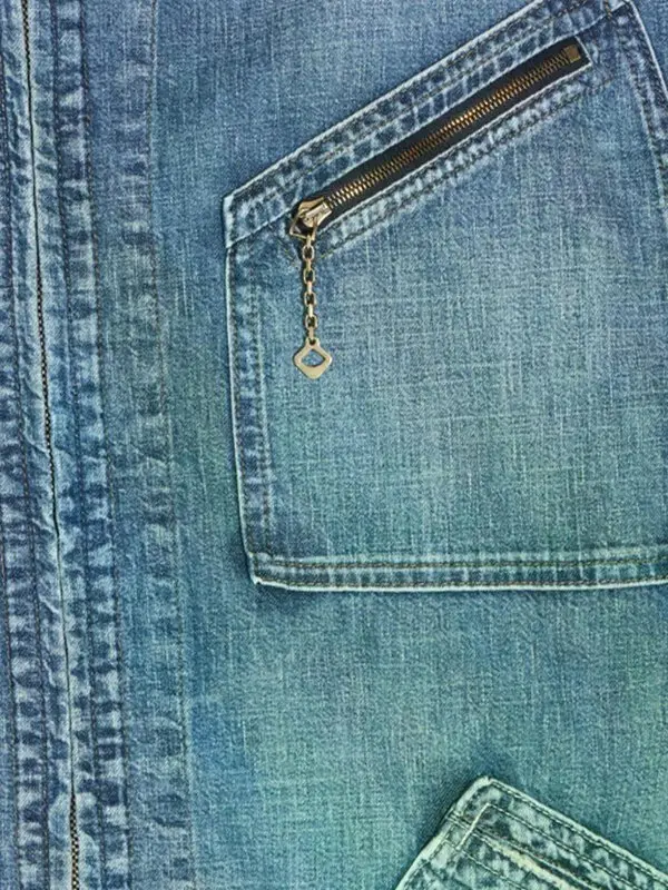 MAISON MARGIELA Paint-splatter Denim Jacket