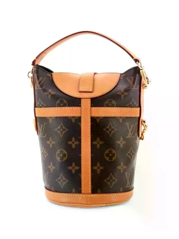 LOUIS VUITTON Duffle Handbag Monogram Canvas Bucket Bag