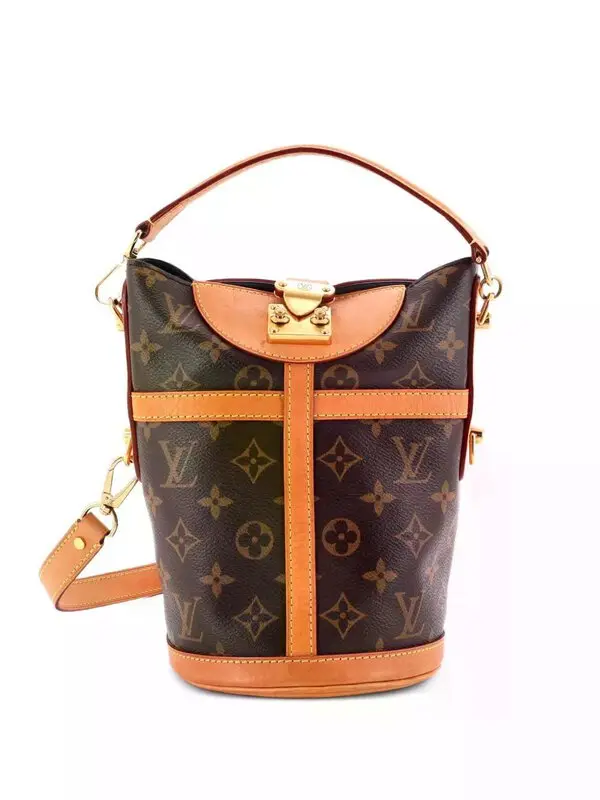 LOUIS VUITTON Monogram Canvas Duffle Handbag - Brown