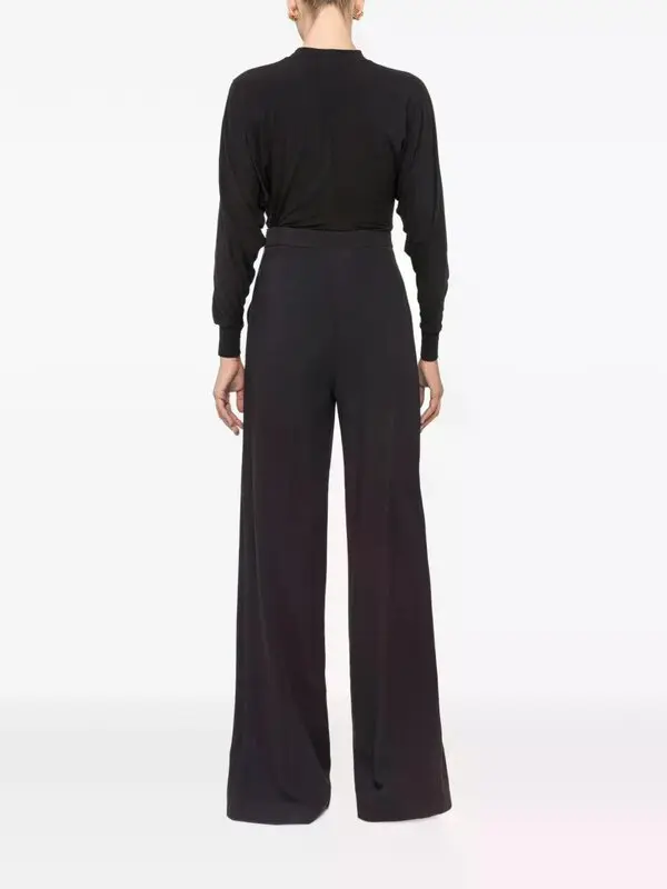NISSA Tencel™ And Wool Button-detail Top