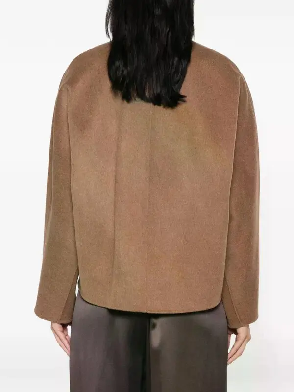 Max Mara Scarf-detail Button-up Jacket