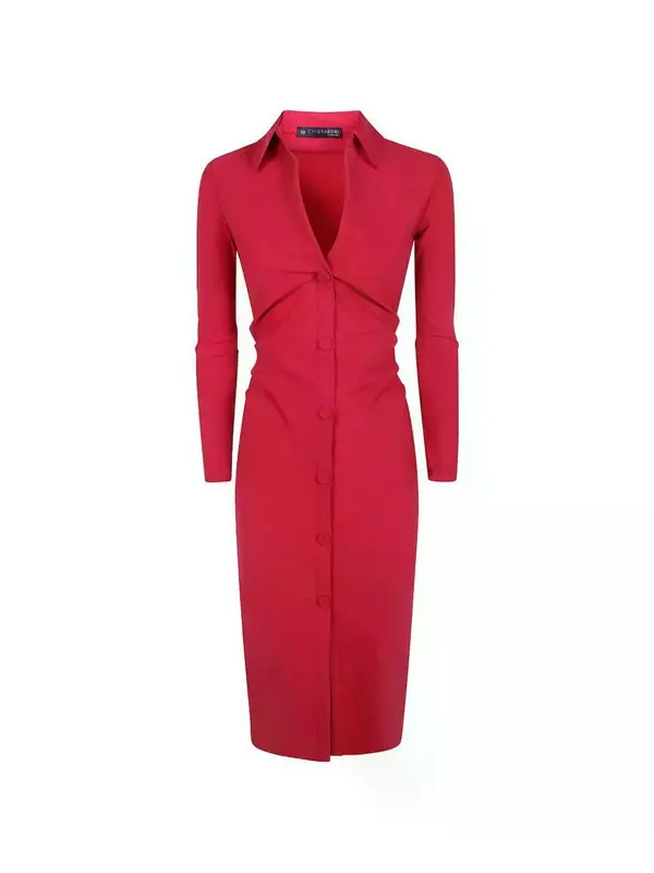 Chiara Boni La Petite Robe Taima Midi Dress - Red