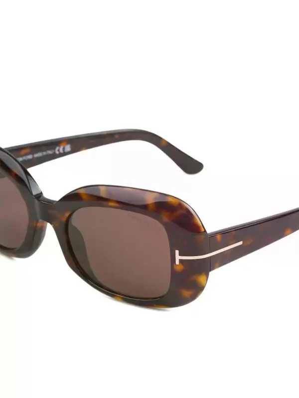 TOM FORD Oval Frame Sunglasses