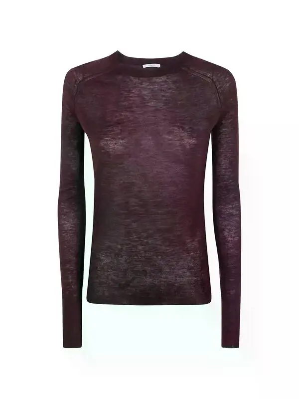 JOSEPH Cashmere Round Neck Sweater - Purple