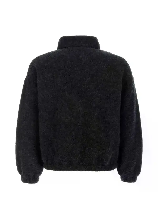 JIL SANDER Quarter-zip Wool-blend Sweater