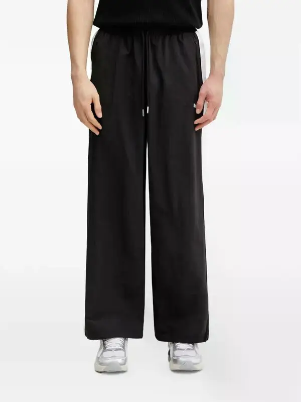 PUMA T7 Logo-print Side-stripe Track Pants