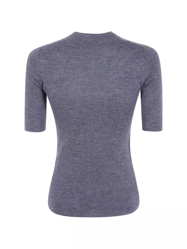 JCSOPHIE Ribbed Short-sleeved Sweater