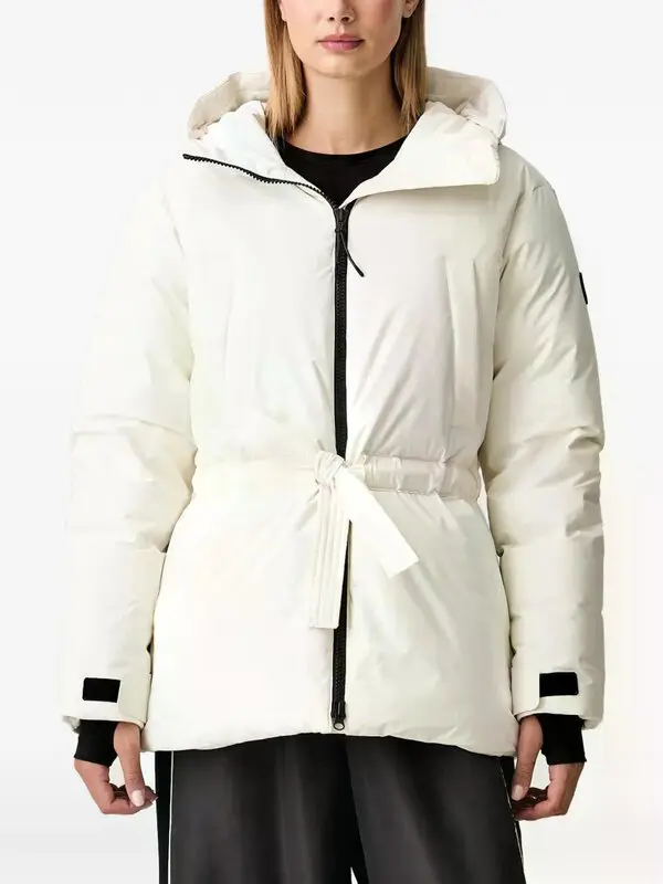 Rossignol Belted Hooded Coat - White