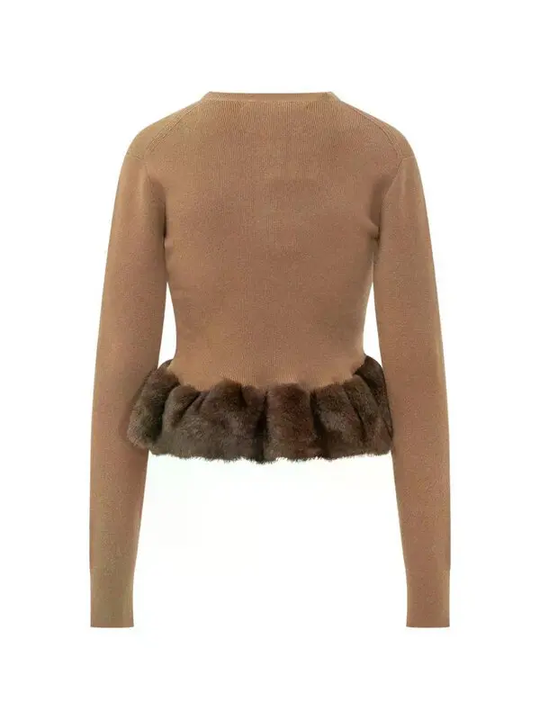 Stella McCartney Faux-fur Trim Sweater