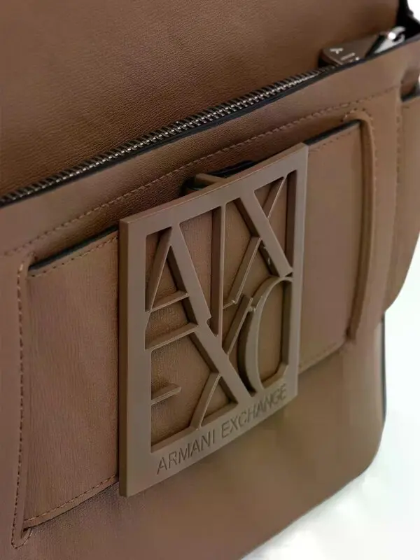 Armani Exchange Logo Plaque Backpack