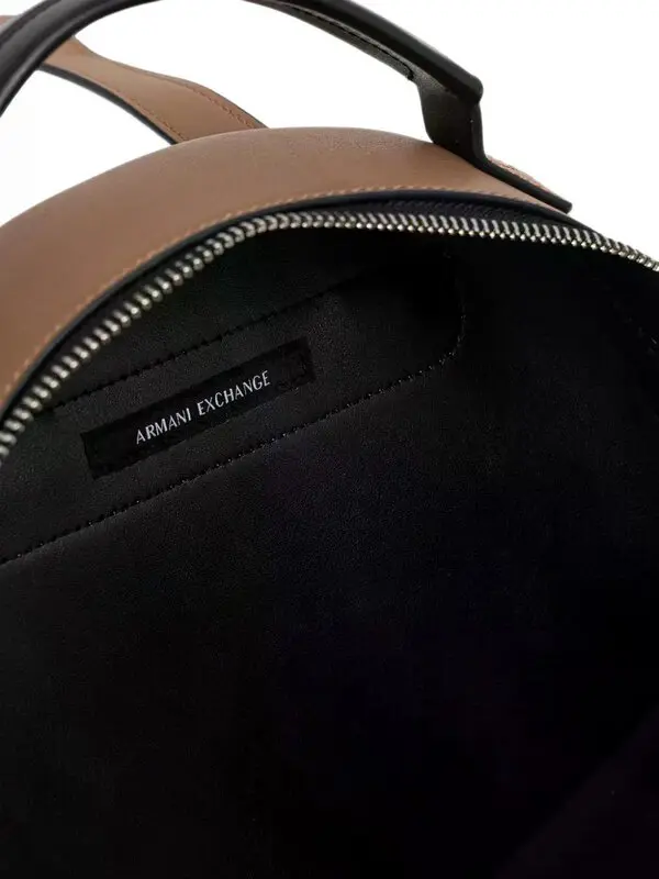 Armani Exchange Logo Plaque Backpack