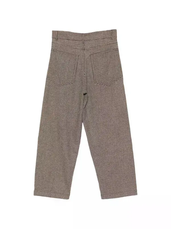 MAISON JEJIA Houndstooth Straight-leg Trousers