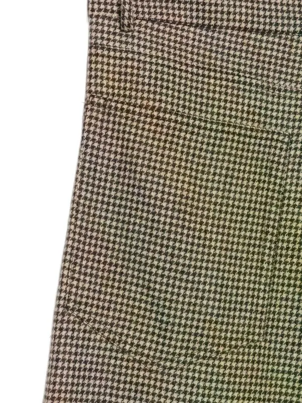 MAISON JEJIA Houndstooth Straight-leg Trousers