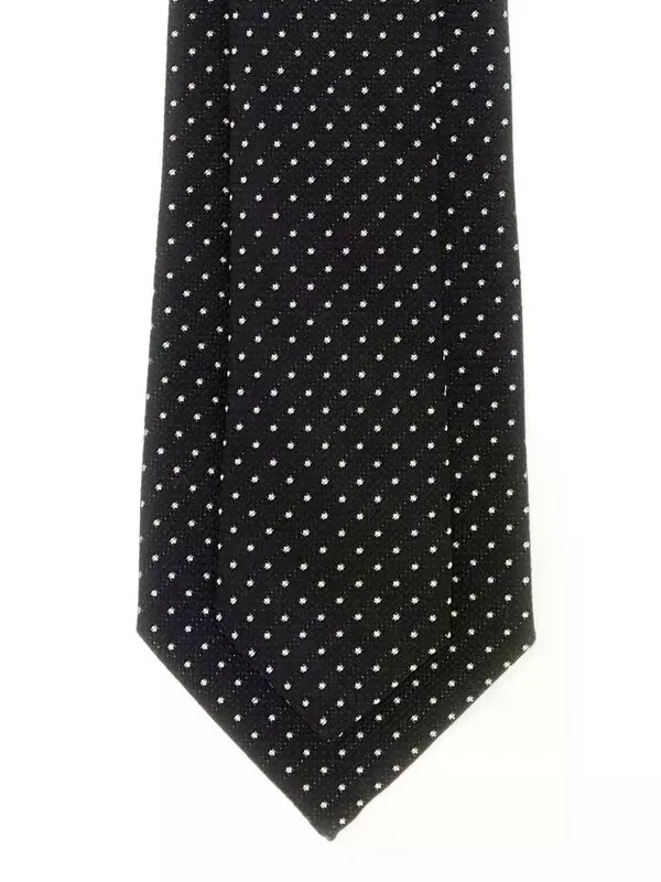 TOM FORD Polka-dot Silk Tie - Black
