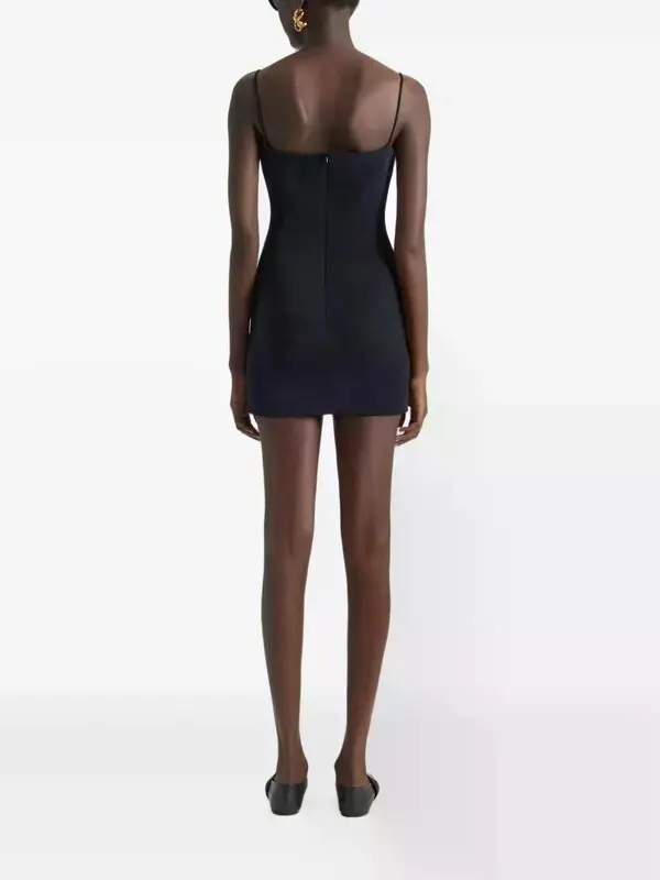 Givenchy Sliced Mini Dress In Crepe Cady