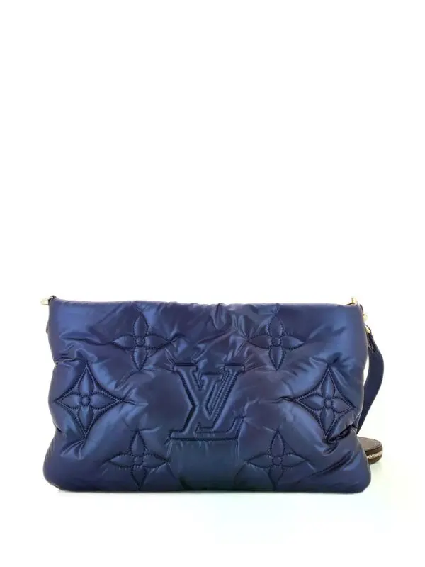 LOUIS VUITTON Maxi Multi Pochette Accessoires Monogram Quilted Econyl Nylon Crossbody Bag