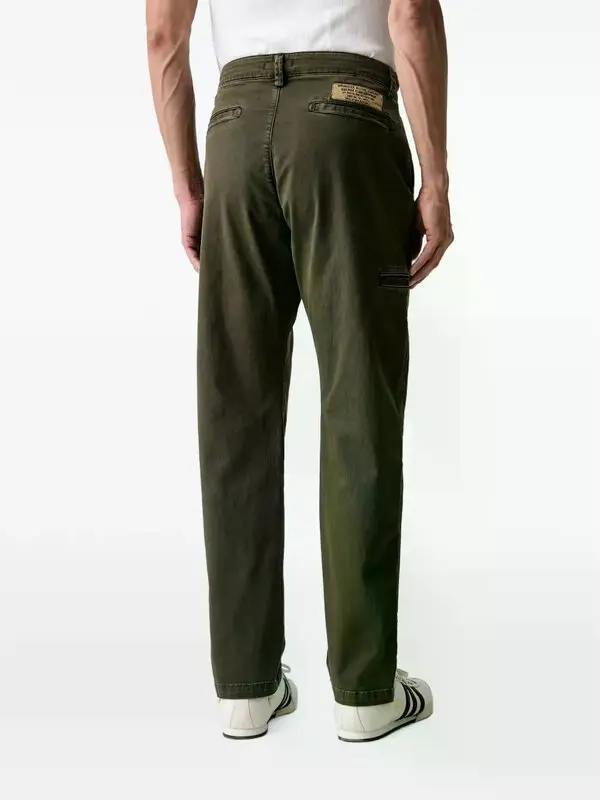 AERONAUTICA MILITARE Straight-leg Trousers With Rear Logo Patch