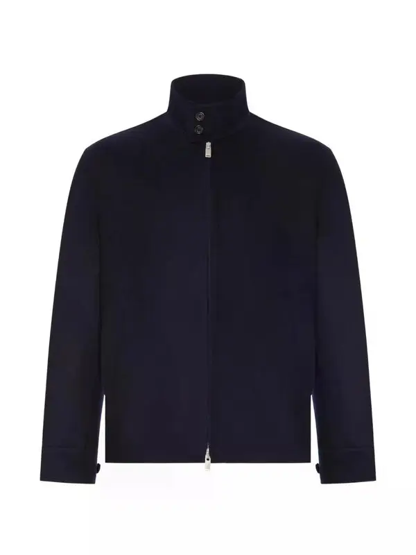 LARDINI High-neck Zip-up Jacket