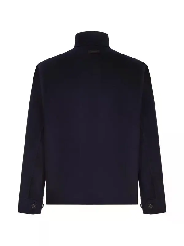 LARDINI High-neck Zip-up Jacket